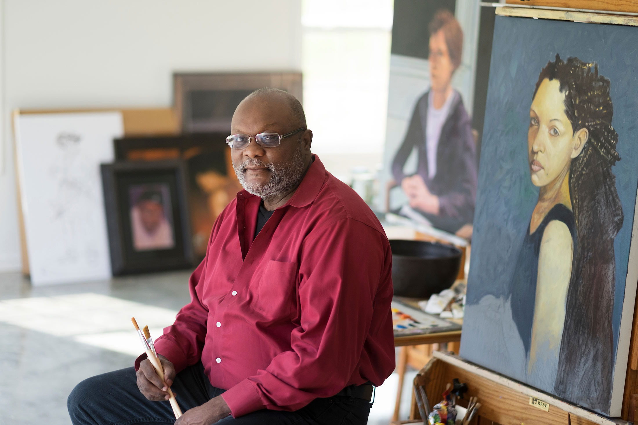 Associate Professor Alex Bostic has two paintings accepted to national ...