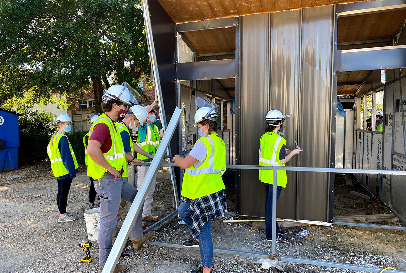 After being put on hold for COVID-19, student modular building project ...